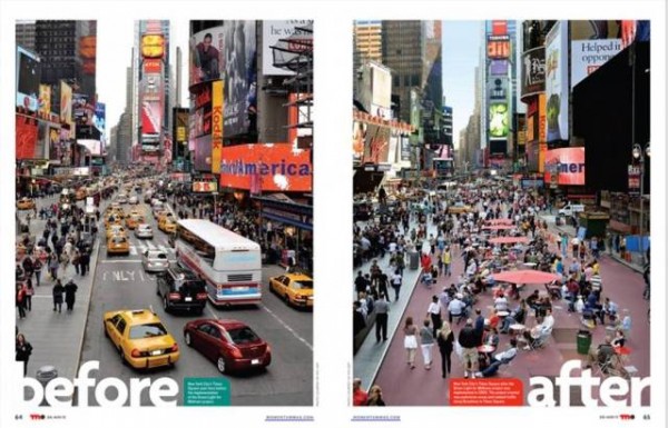 Times Square Before And After Advertising Everywhere On Times Square